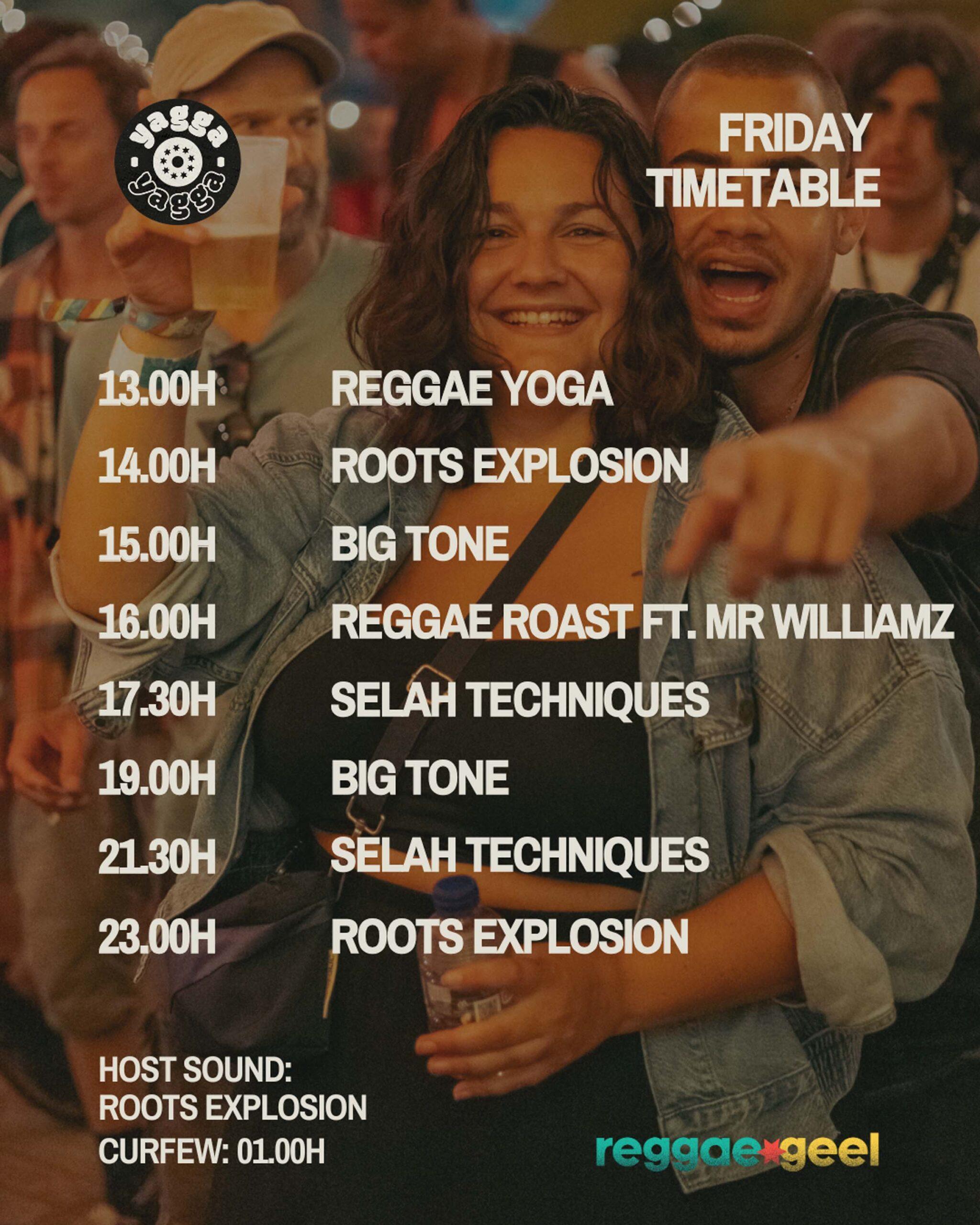 Programma - Reggae Geel - august 1st & 2nd